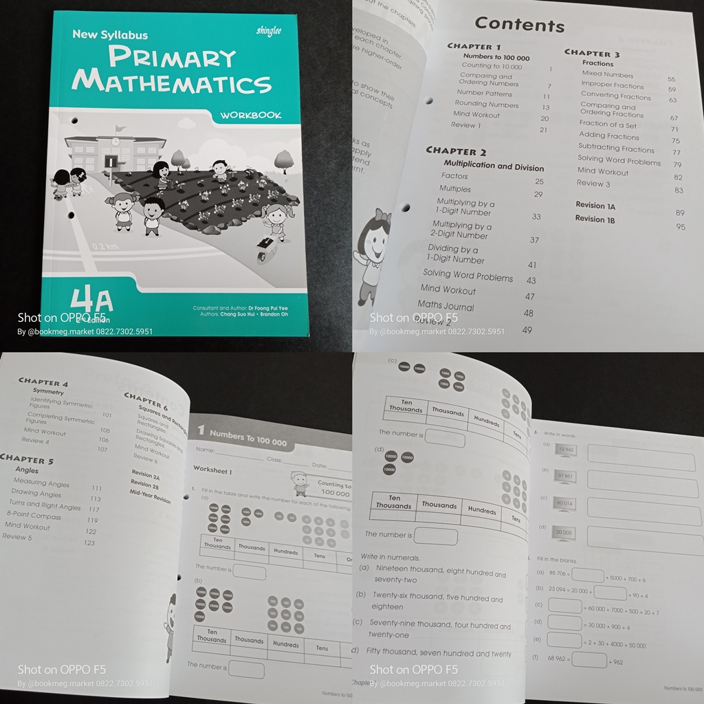 Jual BUKU NEW SYLLABUS PRIMARY MATHEMATICS 1A - 6B (TEXTBOOK & WORKBOOK ...