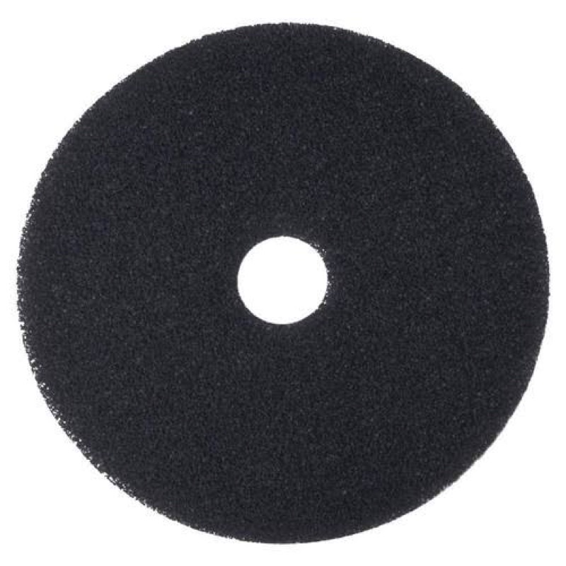 Jual [GLOMESH] Black Buffer Pad, 16 inch Floor Buffing Pad / PAD HITAM ...