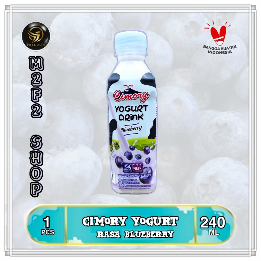 Jual Yogurt Cimory Drink Rasa Blueberry Botol Pet - 240 ml (Kemasan Satuan) | Shopee Indonesia