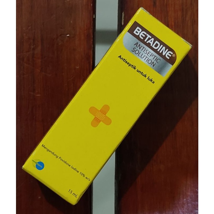 Jual Obat Merah Betadine 15 ML / Antiseptik Luka / Betadine Solution ...