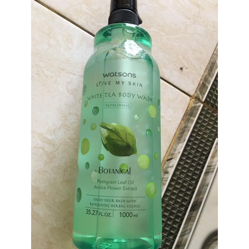 Jual WATSONS BODYWASH ROSE WHITE TEA BOTANICAL SABUN MANDI CAIR 1000Ml ...