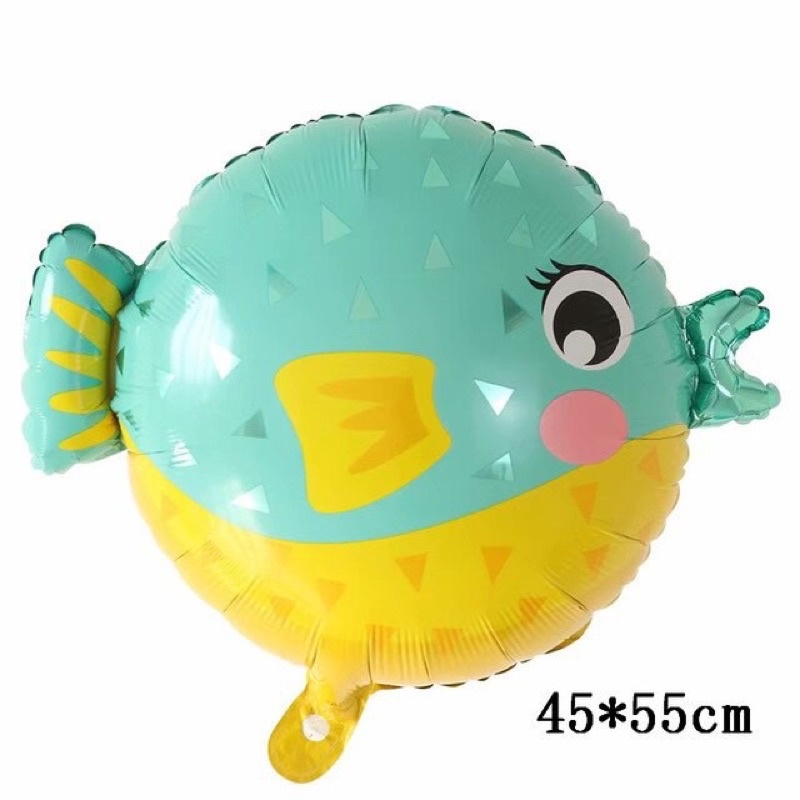 Jual Balon Foil Hewan Laut Jumbo Ikan Star Fish Lobster Puffer Fish ...