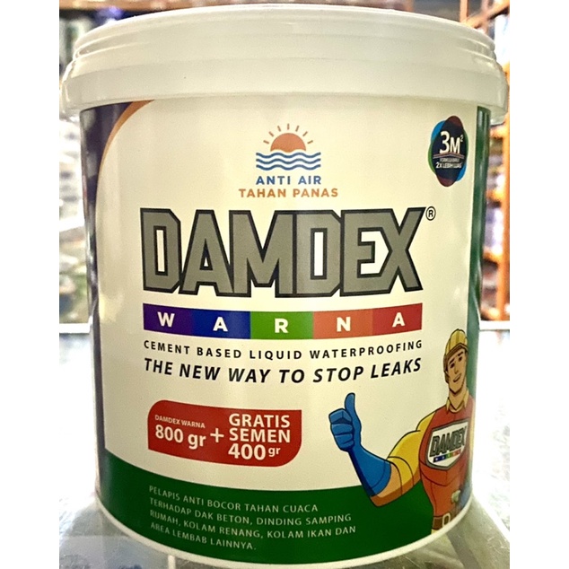 Jual DAMDEX WARNA dan DAMDEX PRIMER 0.8kg / 1 liter | Shopee Indonesia