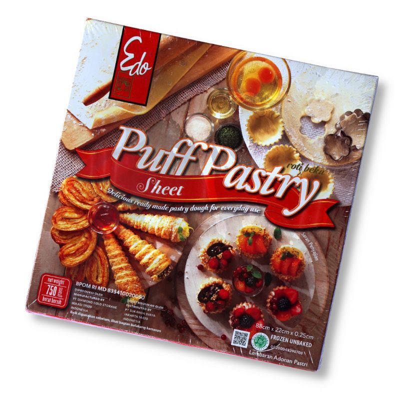 Jual Puff Pastry Adonan Kue Frozen Depot Mart | Shopee Indonesia