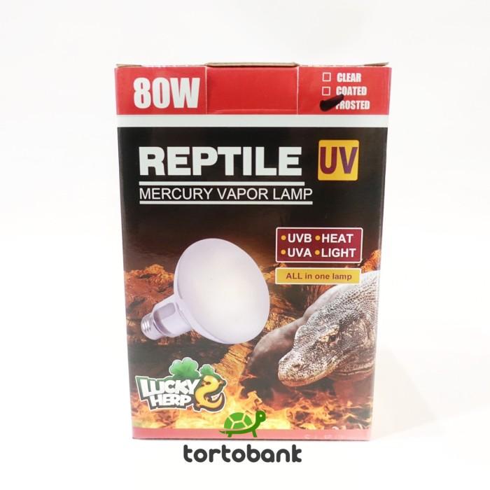Jual Lampu Uva Uvb Mercury Vapor Lamp 80 Watt Lucky Herp - Mirip Solar Glo 086 | Shopee Indonesia