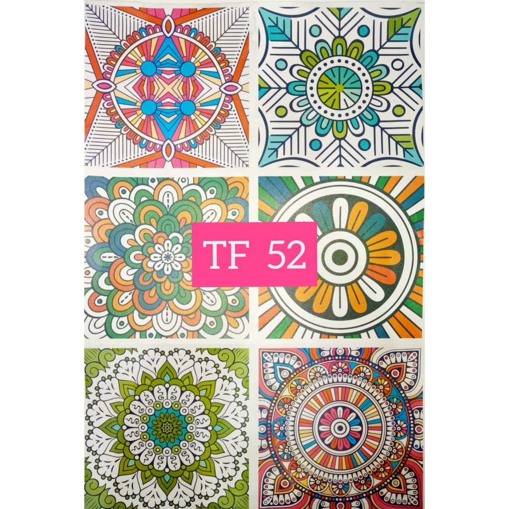 Jual STIKER STICKER LANTAI KERAMIK TANGGA TF 52 WALLSTICKER DAPUR TEGEL ...