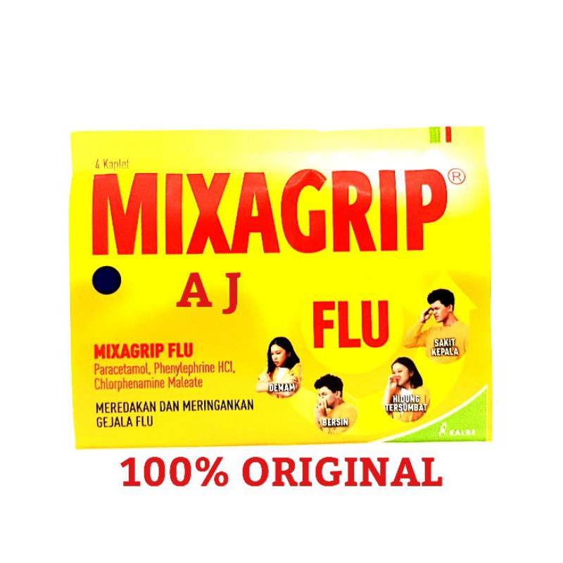 Jual Mixagrip Flu - 1 Strip 4 Tablet | Shopee Indonesia