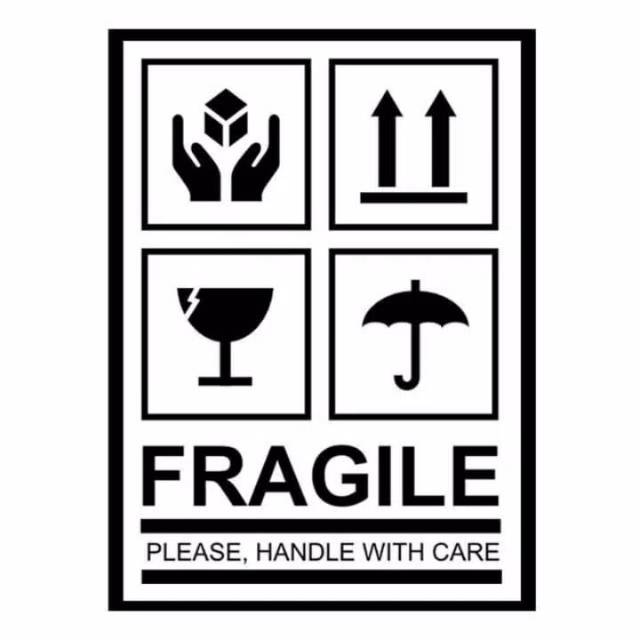 Jual Logo fragile tambahan untuk paket SR12 | Shopee Indonesia