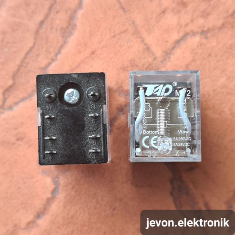 Jual Relay TAD MY2 8 Pin 12 Volt Trans | Shopee Indonesia