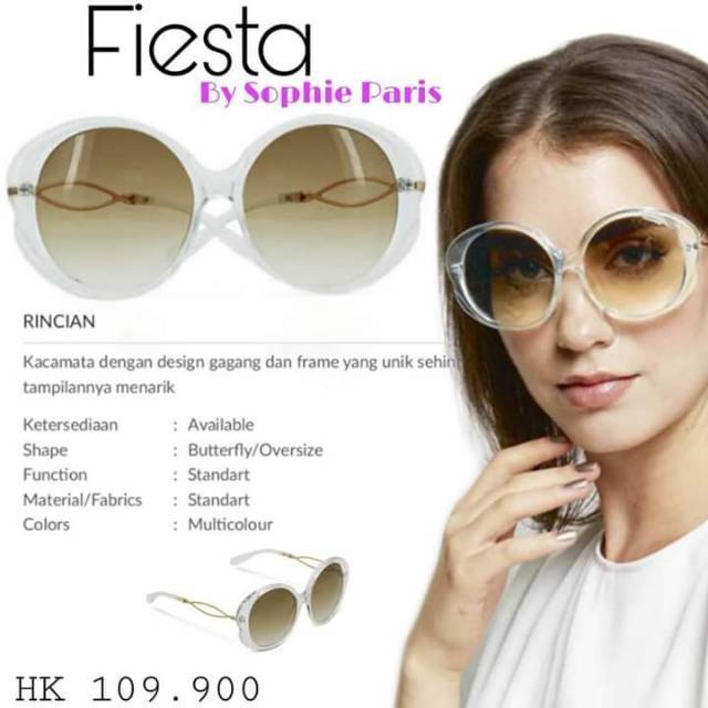Jual Kacamata Sophie - Fiesta | Shopee Indonesia
