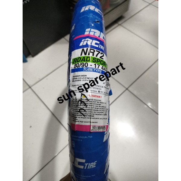 Jual Ban luar Belakang Irc 275/17 atau 80/90/17 Supra x125 Supra x kharisma Blade Revo abs Vega ...