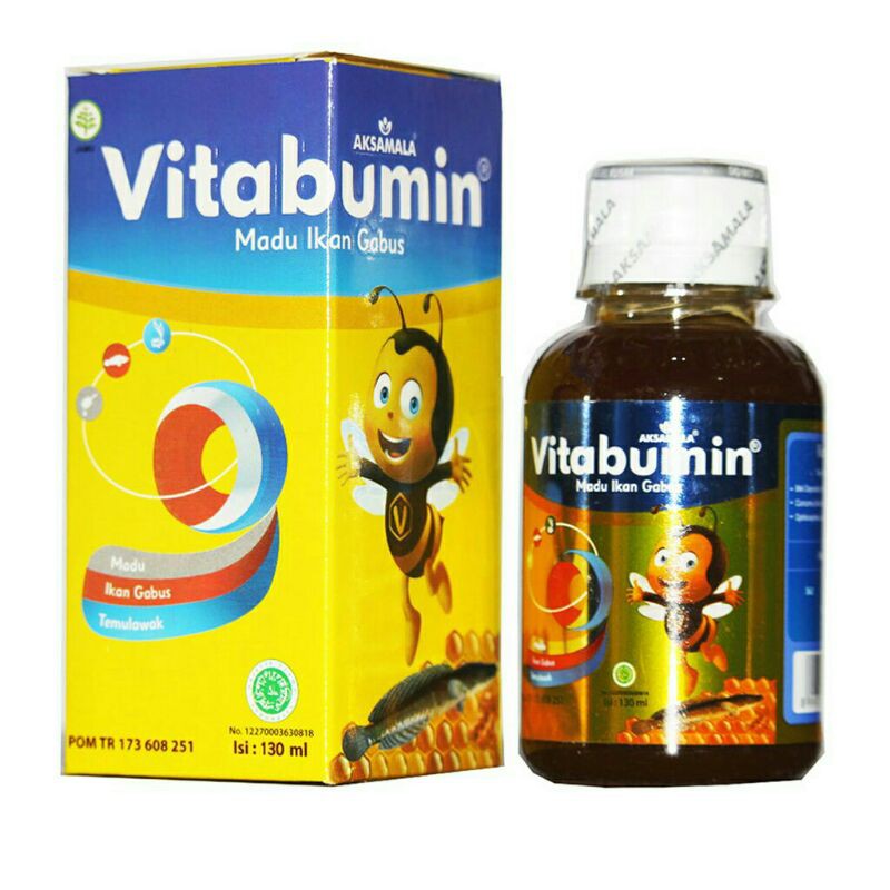Jual vitabumin-madu ikan gabus aksamala 130ml & 60ml | Shopee Indonesia