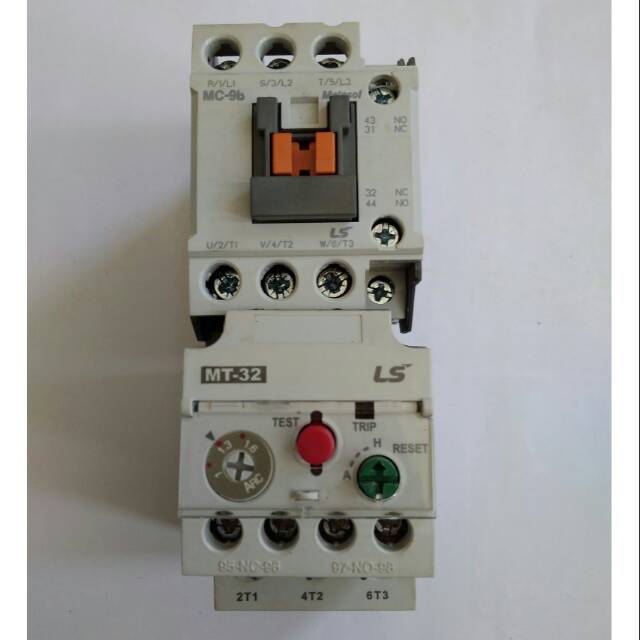 Jual Contactor Kontaktor LS MC 9b satu set dengan Thermal Overload ...