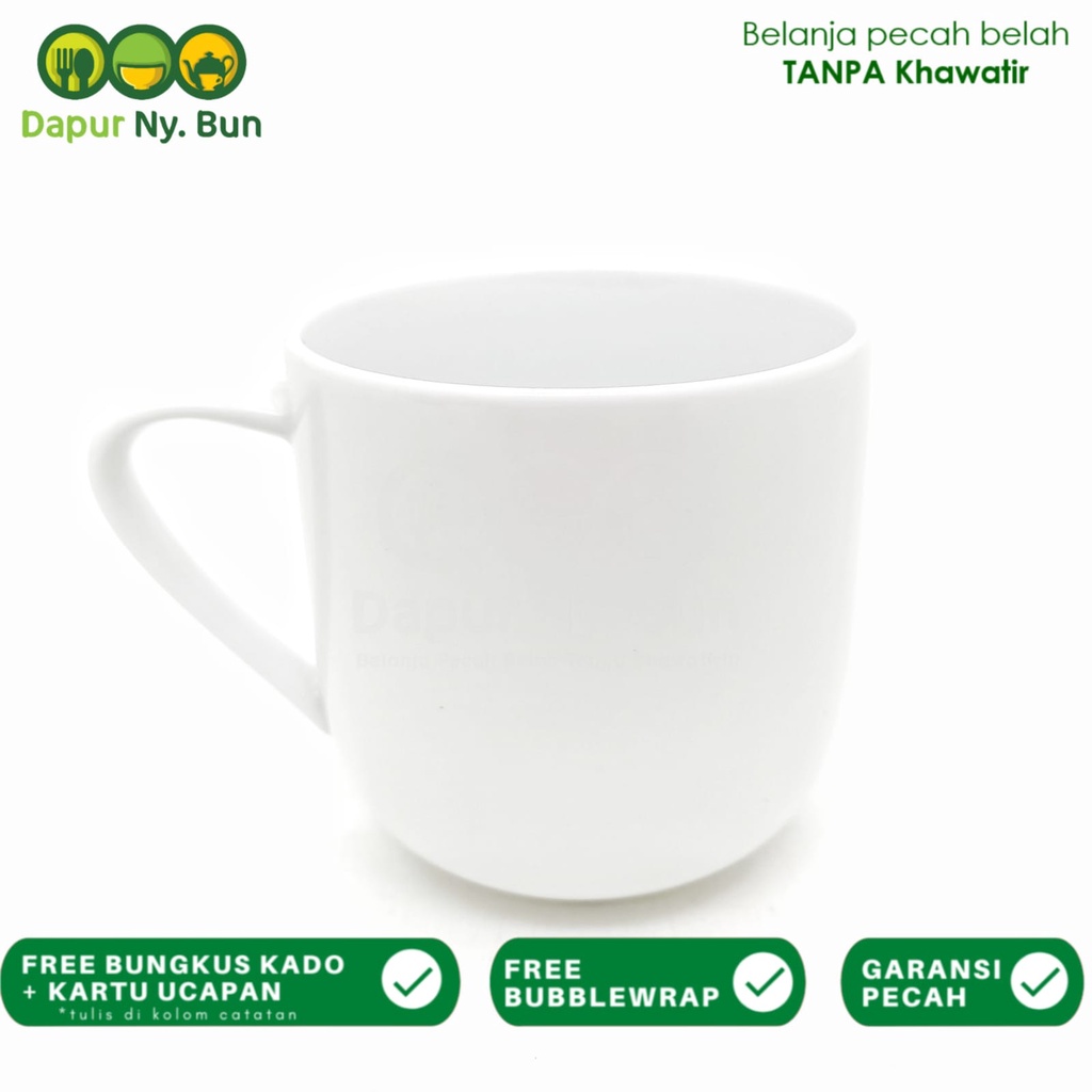 Jual Mug Putih Polos Seri 3 / Volume 350ml / Gelas Kopi / Teh | Shopee ...