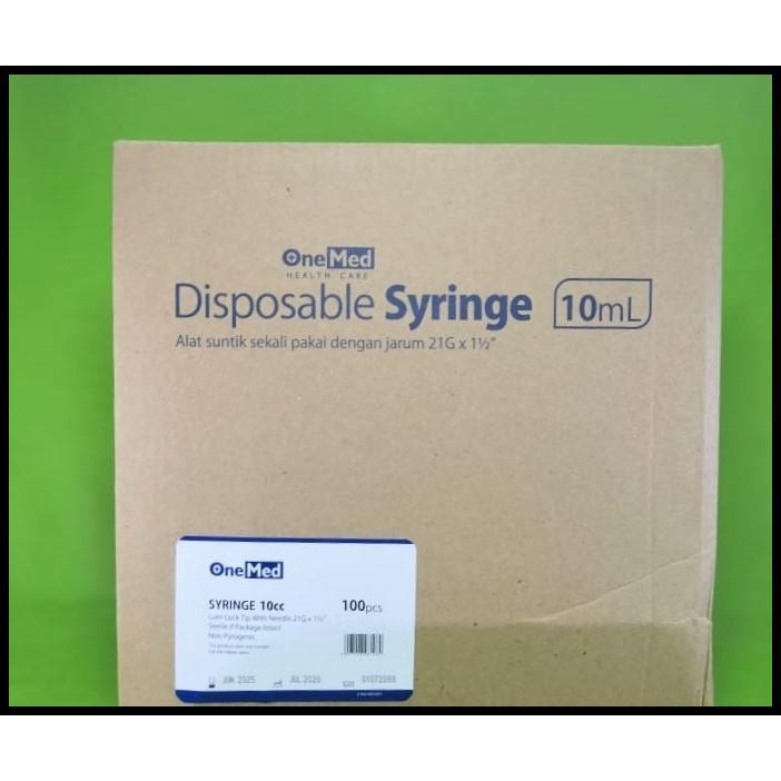 Jual Spuit 10Cc Onemed/ Syringe/ Suntikan/ Alat Injeksi 10Ml Onemed Per ...