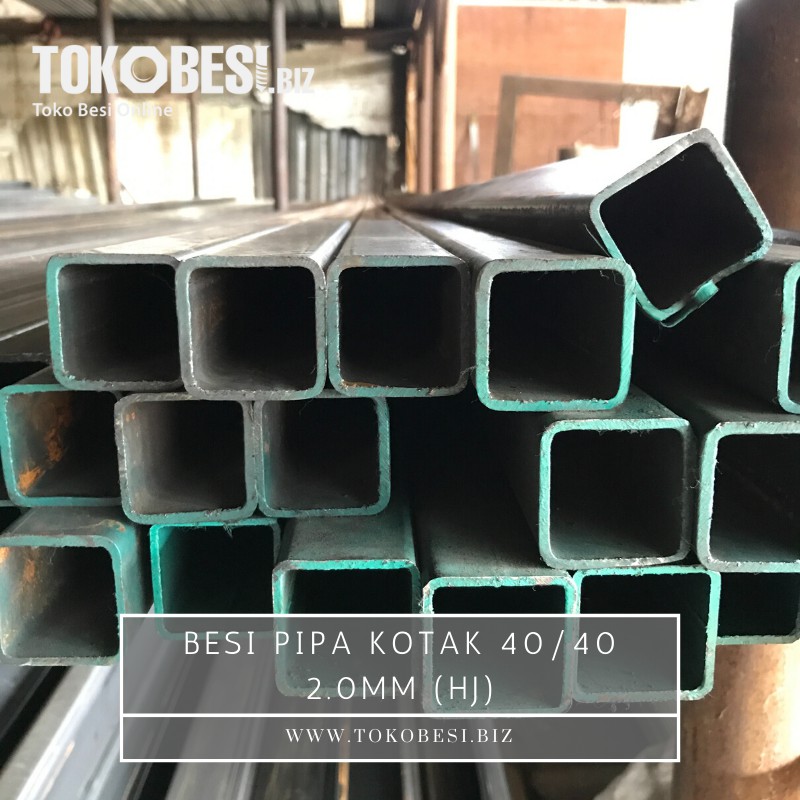 Jual Besi Pipa Kotak 40/40 2.0mm (hj) | Shopee Indonesia