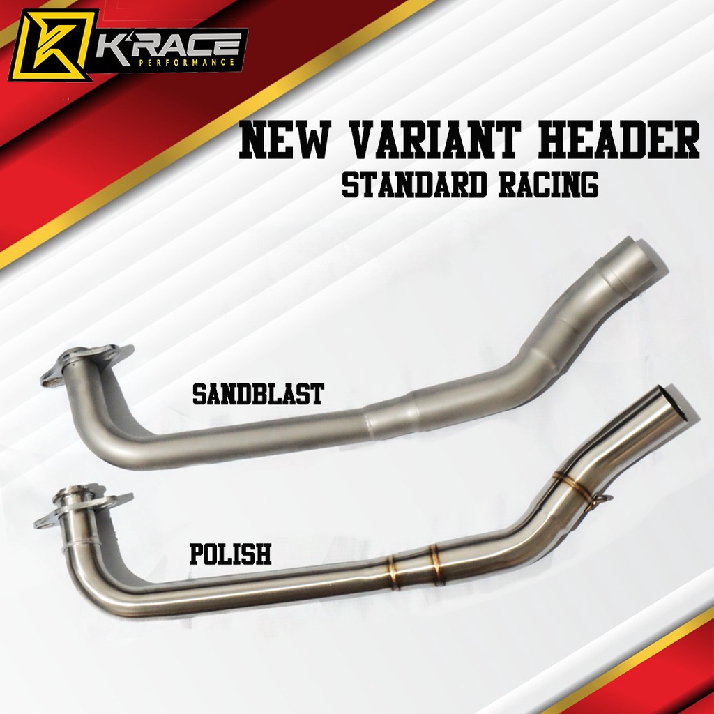 Jual Header Honda Matic Universal Bore Up K'race Stainless inlet 38mm ...