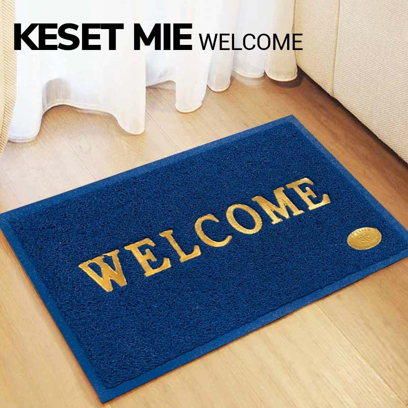 Jual [CSGL] Keset Welcome PVC Mie Bihun 40x60 / 45x75 - Anti Slip Tebal Premium Mats | Shopee ...