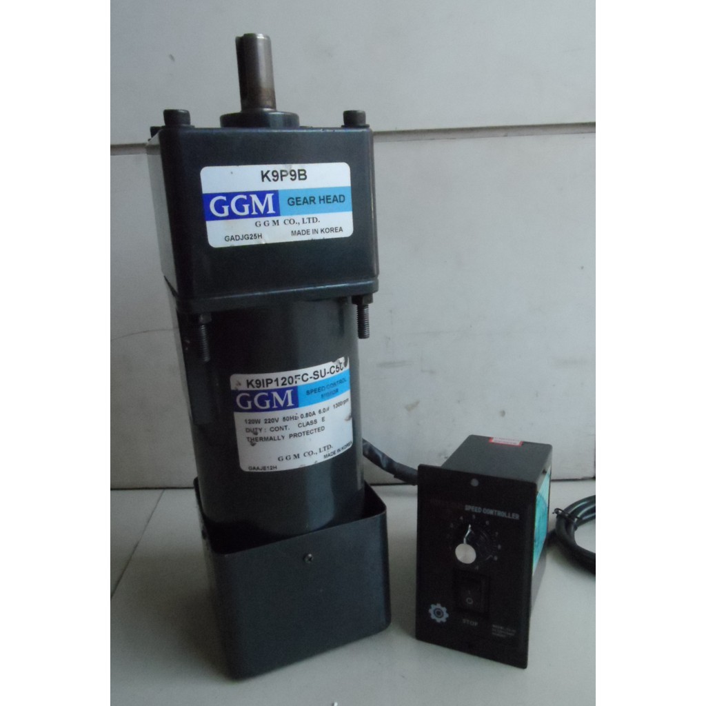 Jual AC Motor - Dinamo AC - Gearbox - 220 V - 120 W - 145 RPM - Ratio 1 ...