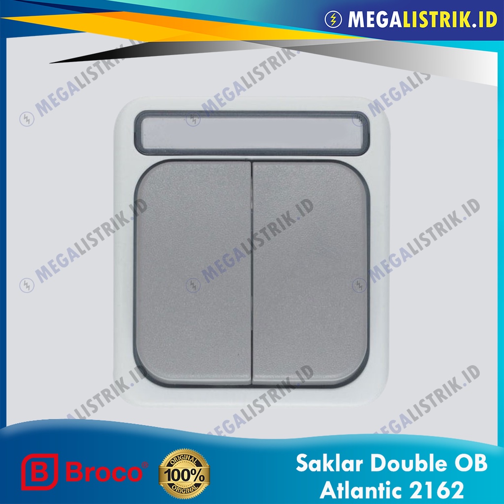 Jual BROCO SAKLAR SERI OB ATLANTIC / HEAVY DUTY DOUBLE SWITCH OUTBOW 2 ...