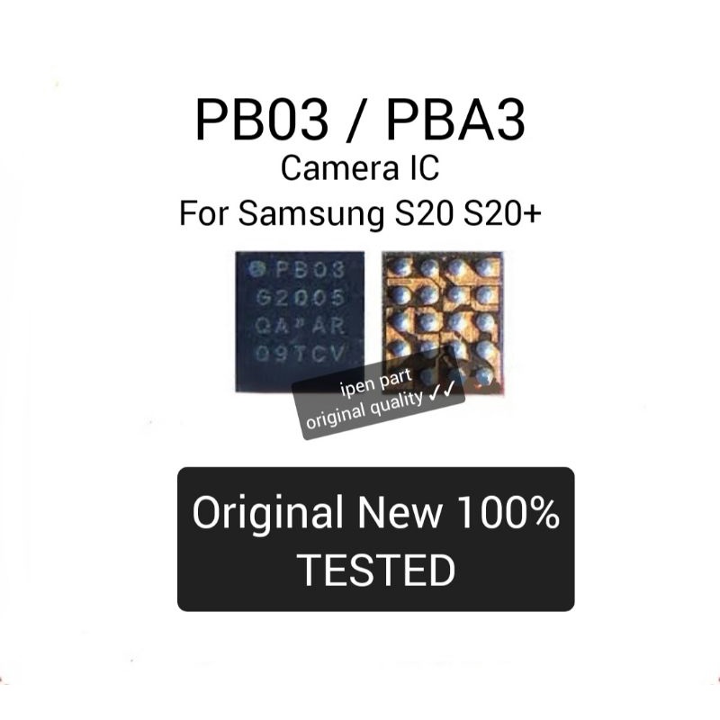 Jual IC Camera PB03 PBA3 Sam S20 Plus Org New Tested S2MPB03 PBO3 ...