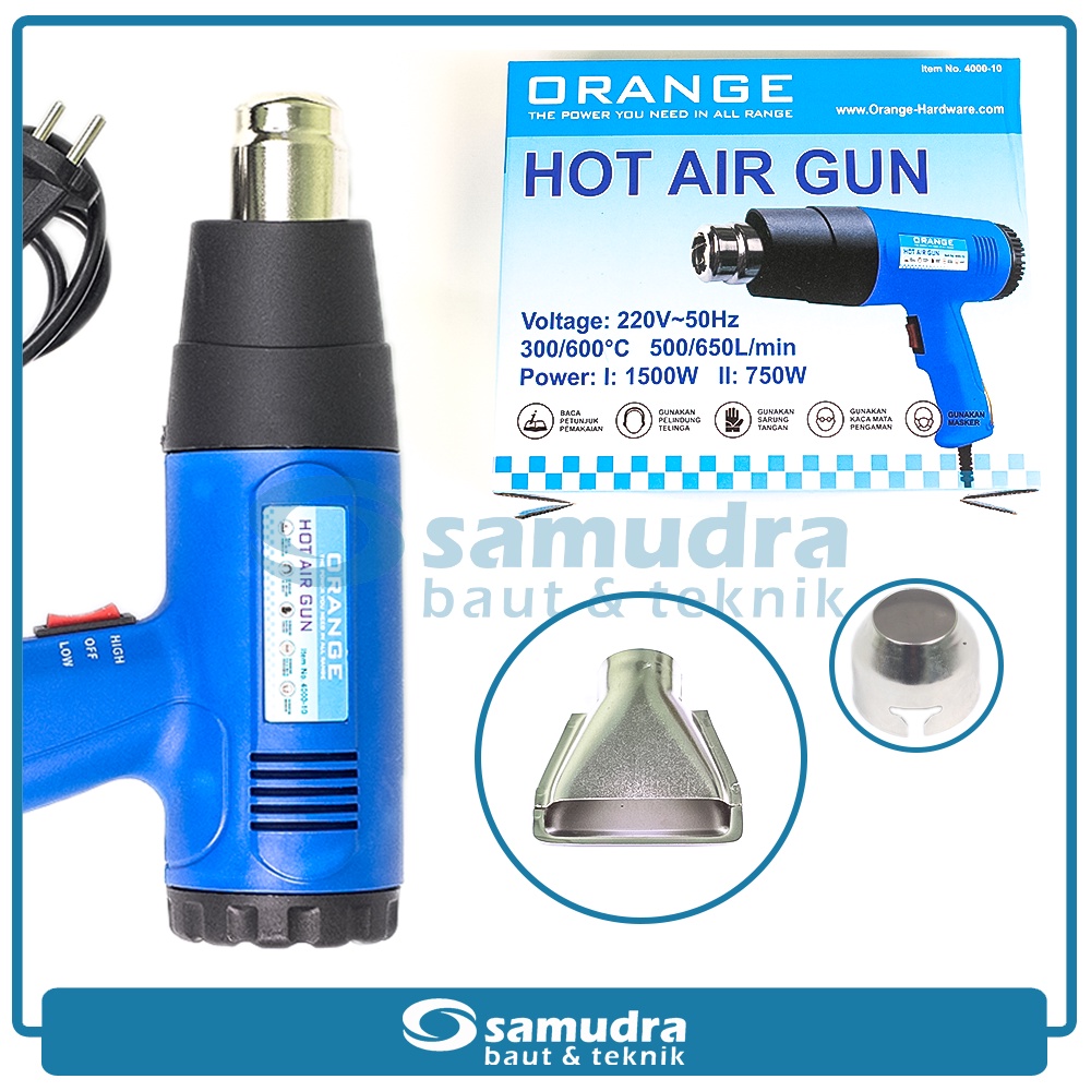 Jual HEAT GUN ORANGE / PISTOL PEMANAS SABLON / HOT AIR GUN HANYA 750 ...