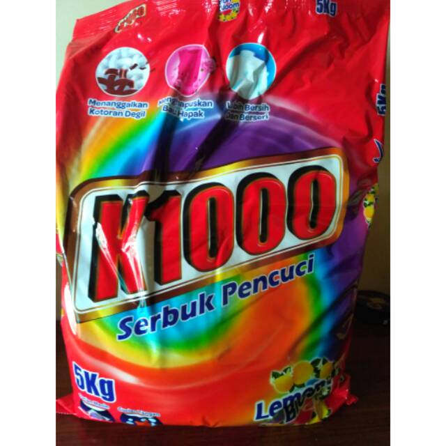 Jual Detergent K1000 serbuk pencuci Malaysia 5kg | Shopee Indonesia