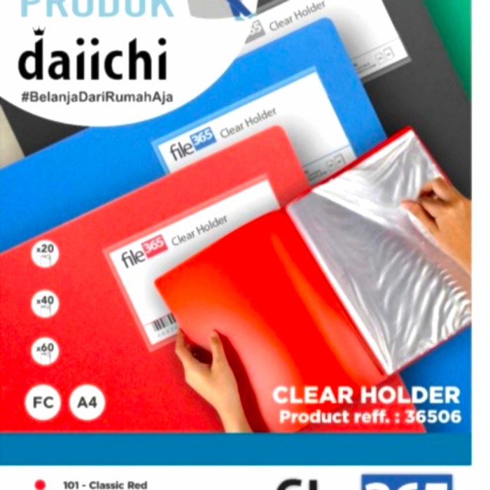 Jual Map Clear Holder Daichi Ukuran A4, 40 Lembar | Shopee Indonesia