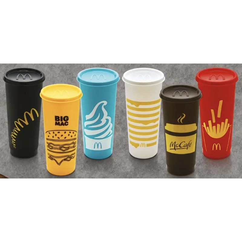Jual Reusable cup McD 500ml. tumbler McD. gelas McD. botol minum McD ...