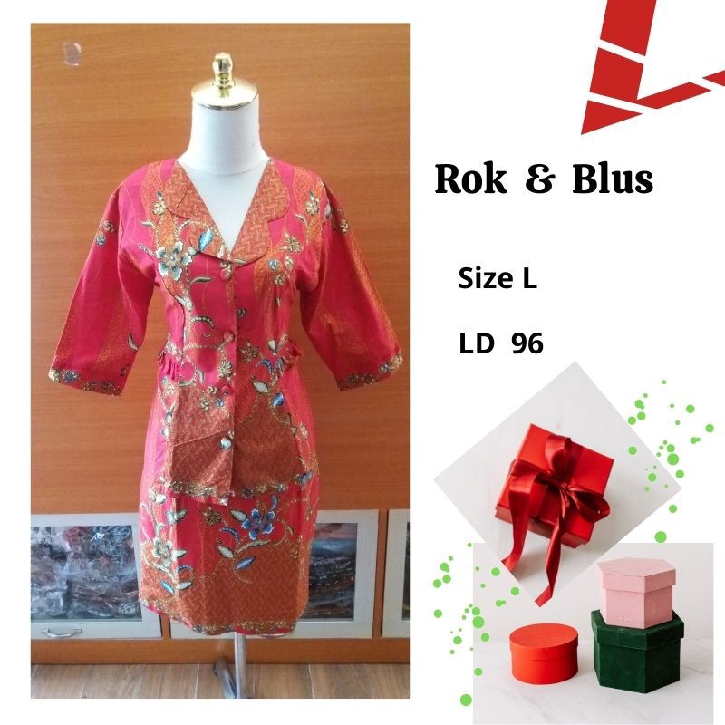 Jual Rok dan Blus Warna Merah | Shopee Indonesia