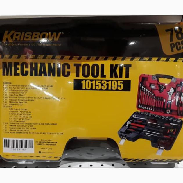 Jual ToolKit 78 Box Set Tool Kit ORIGINAL Krisbow Kotak Perkakas ...