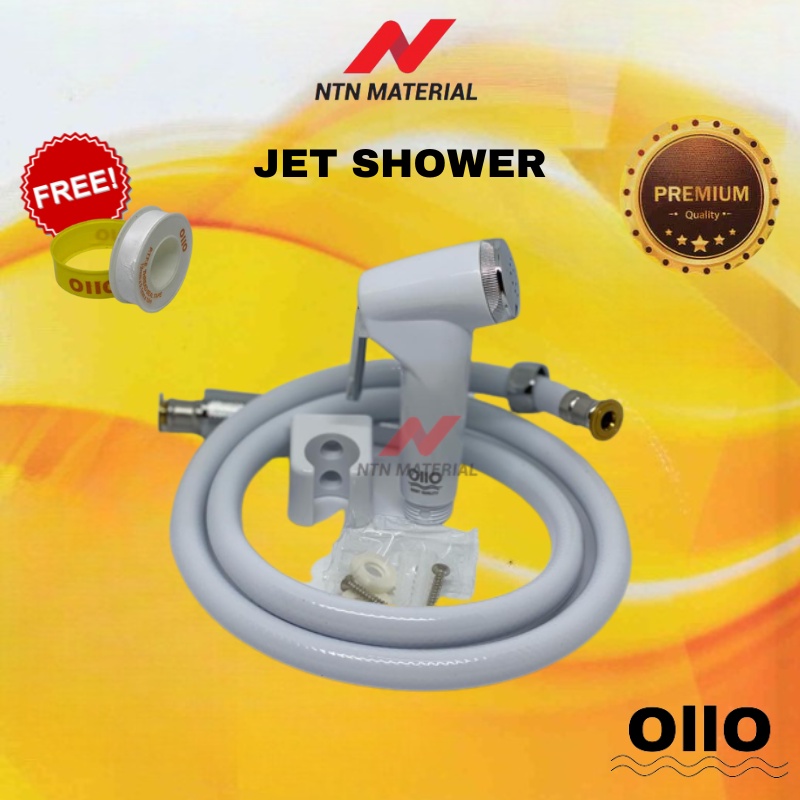 Jual Keran/Kran Jet Shower Toilet Type P 01 Premium 1/2" inch (White ...