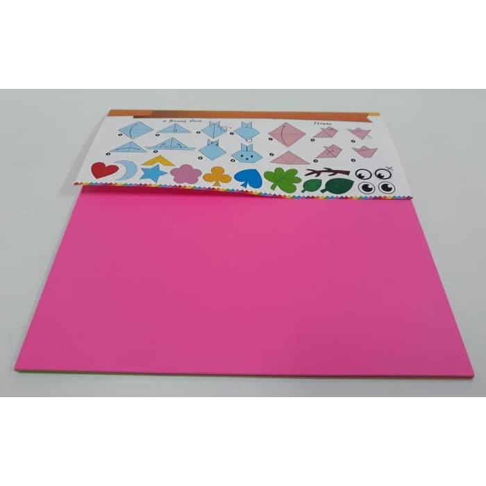 Jual Kertas Origami besar 2 sisi Forte 20 x 20 berwana kombinasi (Pak ...