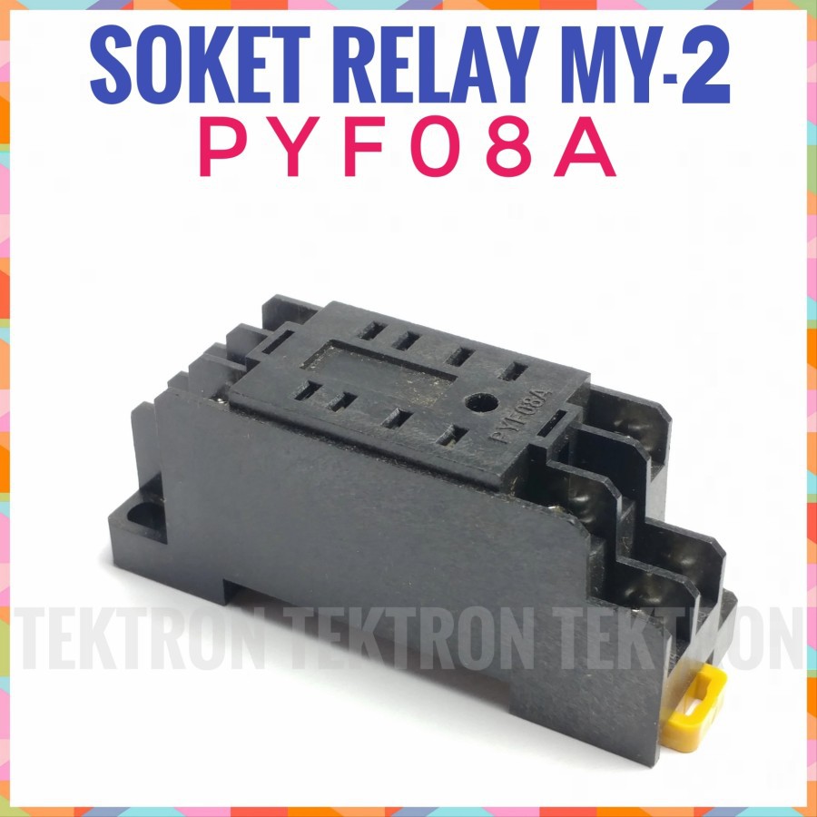 Jual Soket Relay MY2 8pin PYF08A Socket Dudukan Rumh Rilei MY2N | Shopee Indonesia