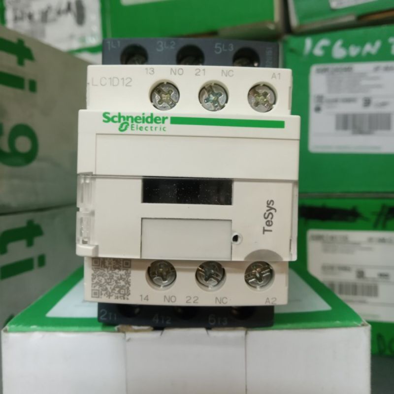 Jual KONTAKTOR SCHEIDER LC1D12M7 3KUTUP 220V ORIGINAL | Shopee Indonesia
