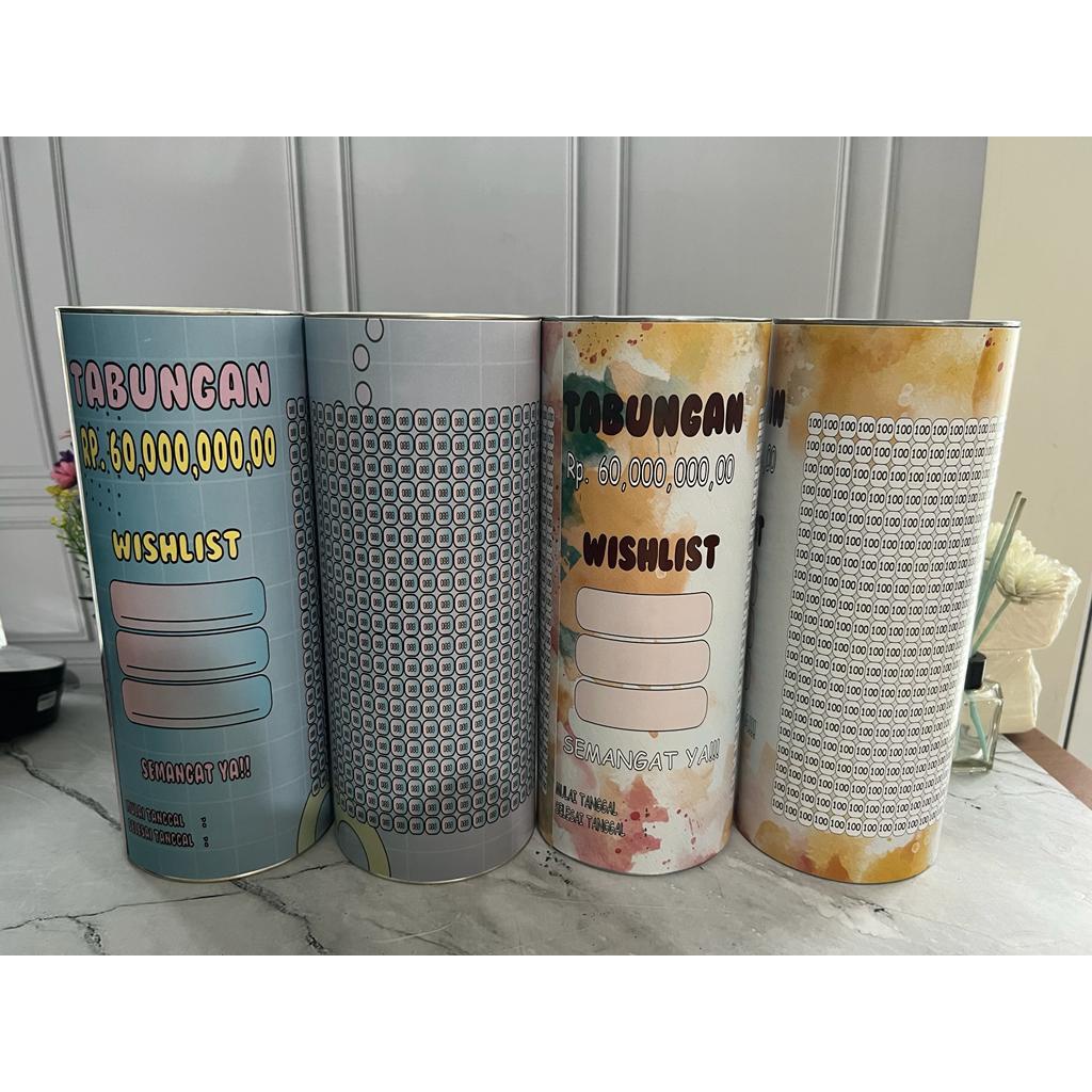 Jual CELENGAN target 200 juta- celengan target buka tutup- celengan ...