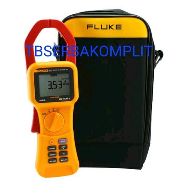 Jual Fluke 353 True RMS Wide-Jaw AC DC Digital Clamp Meter 2000A Tang ...