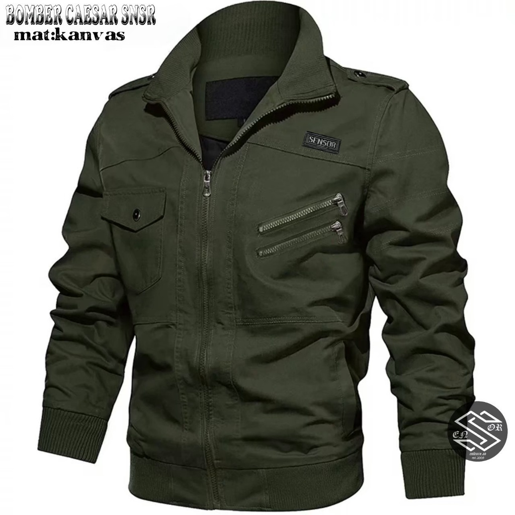 Jual 24B - JAKET BOMBER CAESAR ORIGINAL SNSR L XL JAKET BOMBER JAKET ...