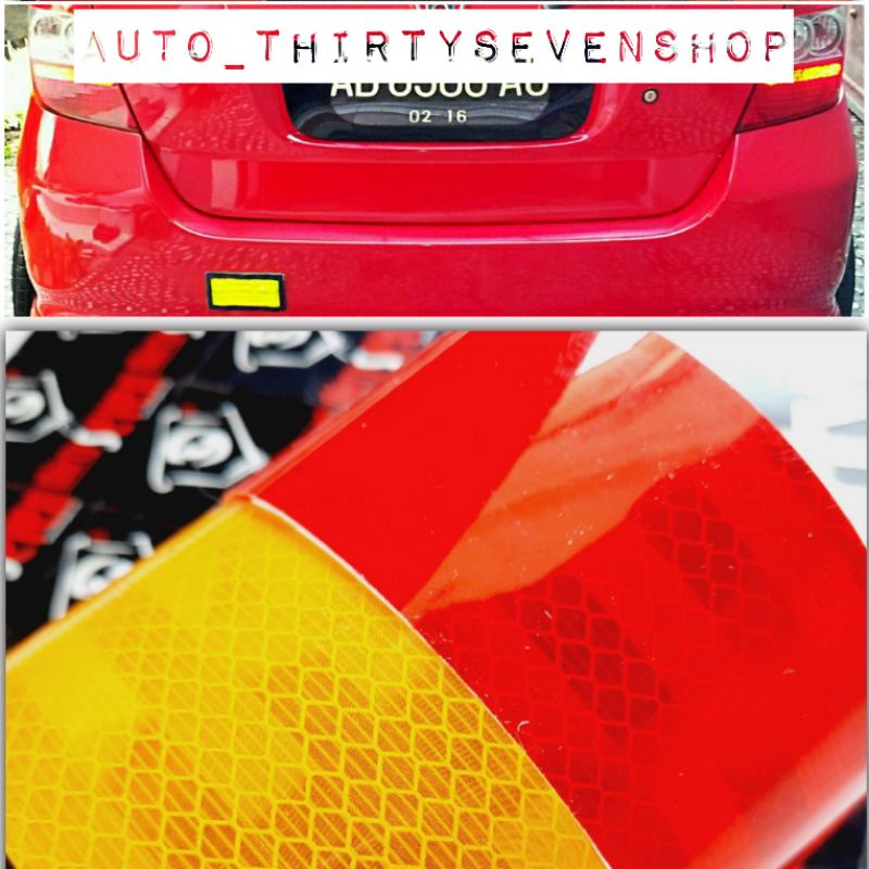 Jual Reflective Warning Sign Sticker / Stiker Reflector Pemantul Cahaya ...