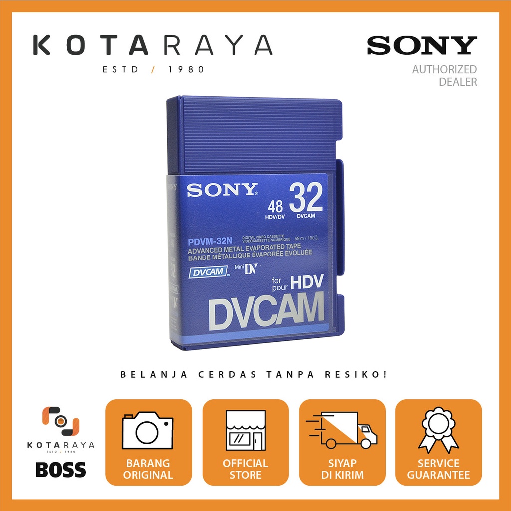 Jual Sony PDVM-32N - DVCAM untuk Pita HDV | Shopee Indonesia