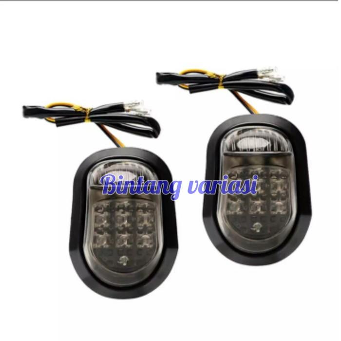 Jual Lampu Lampu Sein Tempel Oval Besar - Sen Tempel Oval Besar - Sein Led Oval | Shopee Indonesia