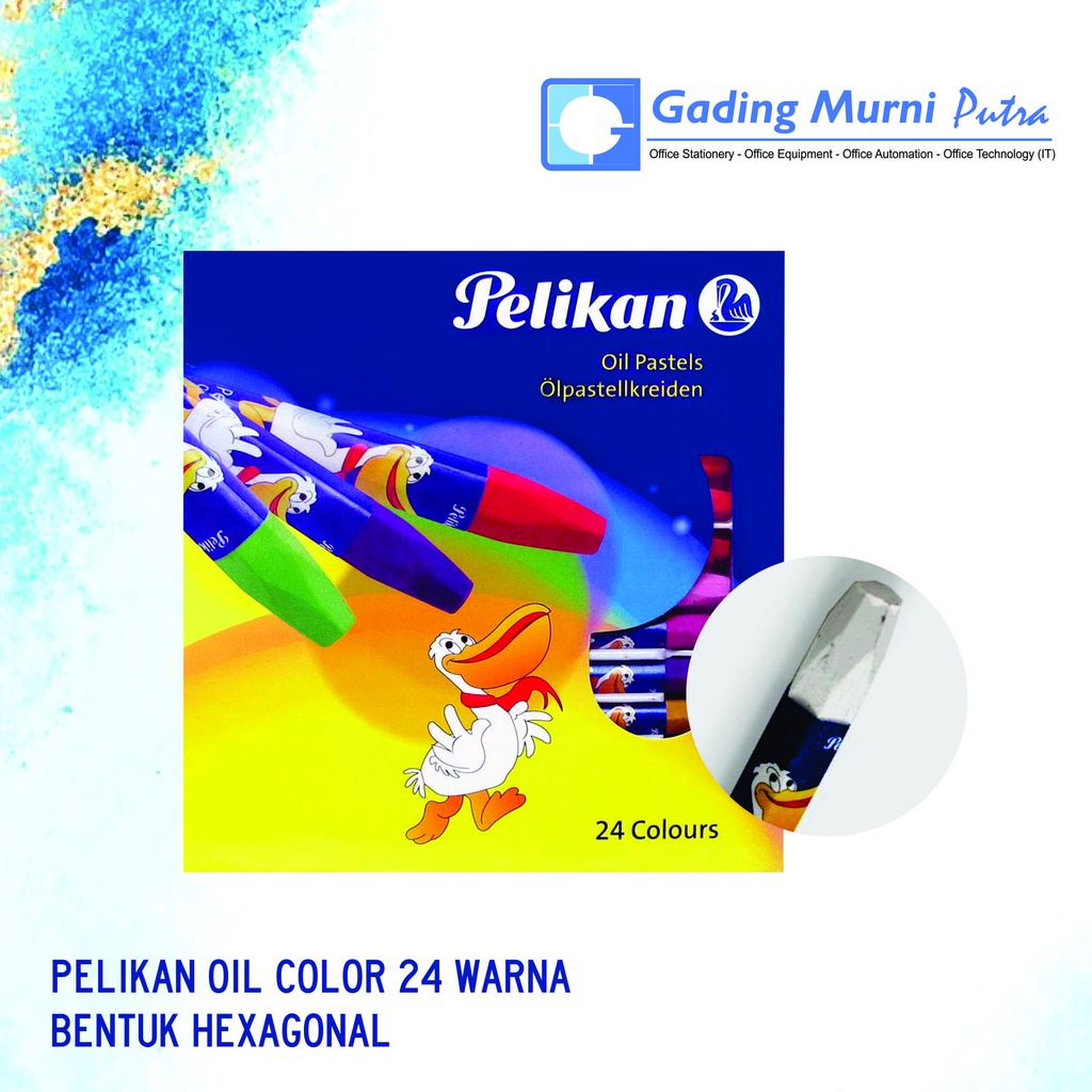 Jual Crayon Krayon PELIKAN OIL PASTEL 48 COLOUR HEXAGONAL | Shopee ...