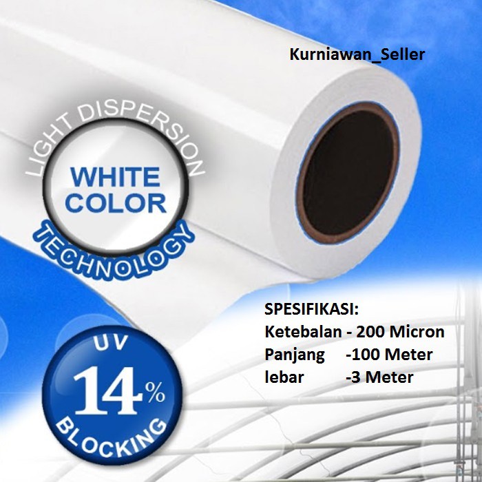 Jual Plastik UV 200 Micron lebar 3 meter 1 Roll 100 Meter-Plastik UV ...