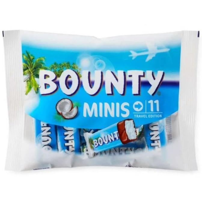 Jual Produk Terbaru Bounty Minis Chocolate 333 Gram Isi 11 Pcs (Made In ...
