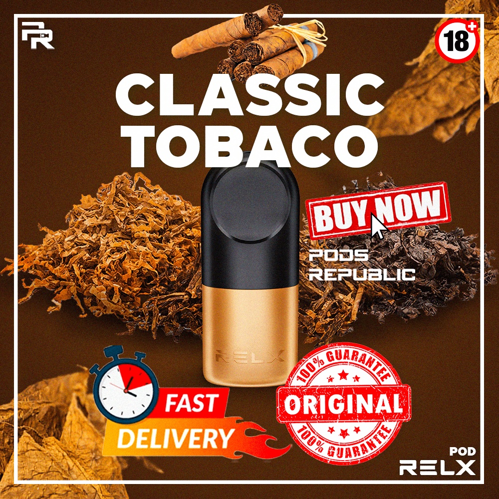 Jual RELX Pods - Classic Tobacco | Shopee Indonesia