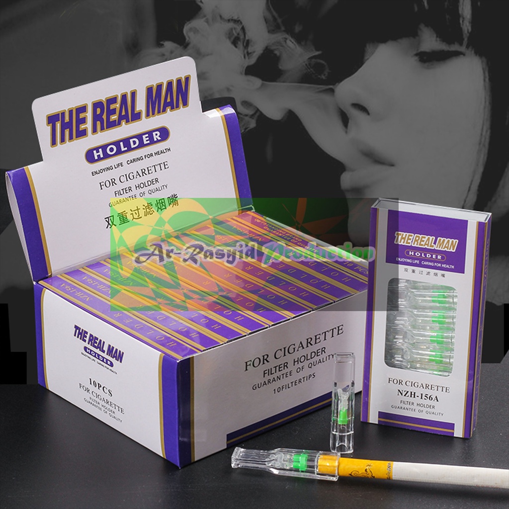 Jual Pipa Rokok The Real Man Holder Isi 10 NZH-156A 3923 | Shopee Indonesia