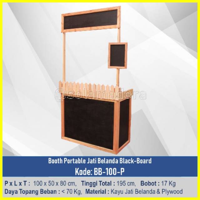 Jual Meja Lipat Booth Portable Stand Bazar Jati Belanda Hiasan Pagar ...