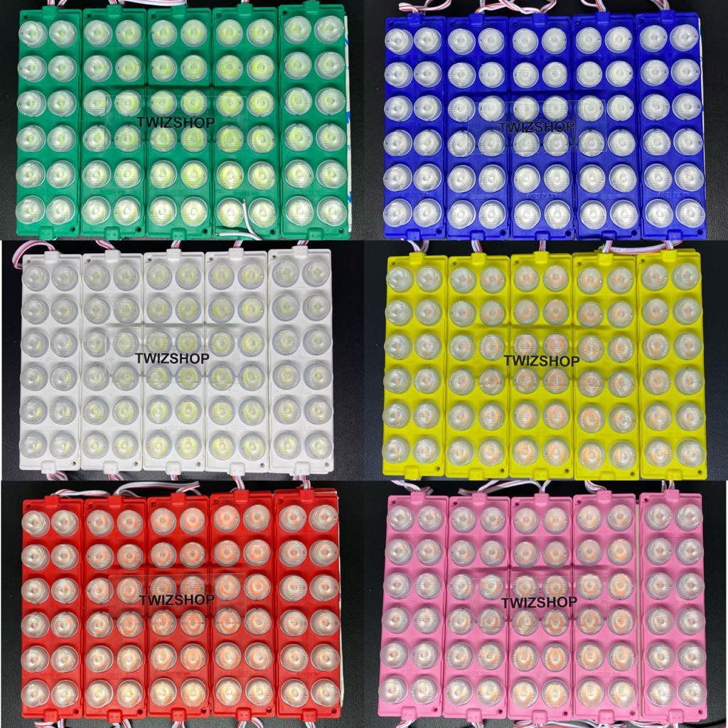 Jual Lampu LED Module 12 Mata (2x6) 24 Volt 12 Vol / LED Modul 24V 12V ...