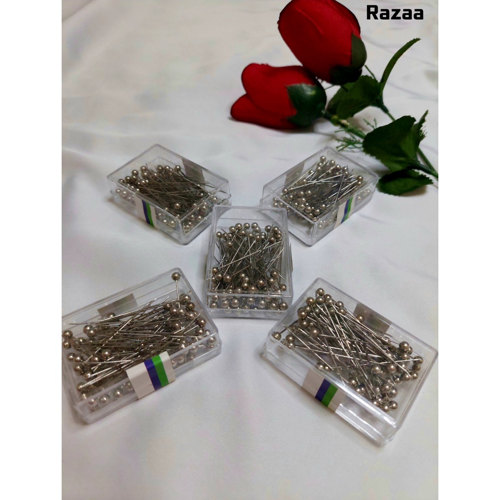 Jual Jarum Pentul Anti Karat/Jarum Pentul Hijab/Jarum Pentul Kotak ...