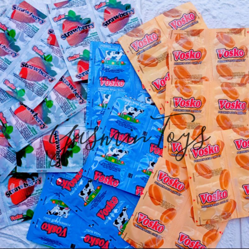 Jual 80pcs Permen vosko/permen jadul | Shopee Indonesia